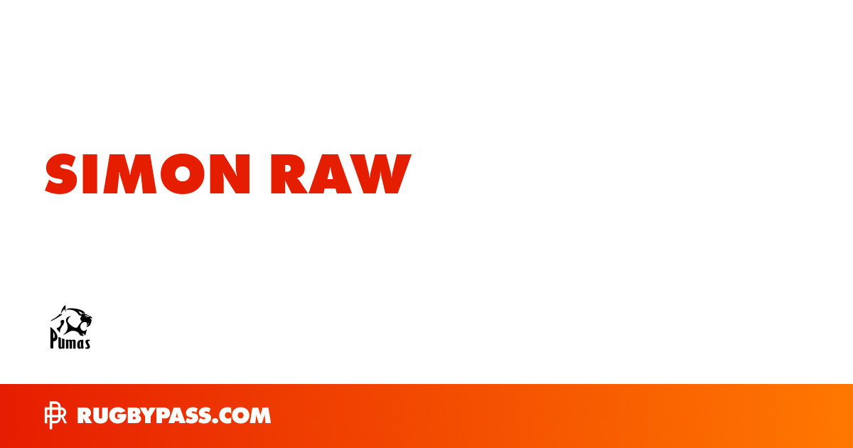 Simon Raw Rugby Bio | News, Stats, Age, Height & Team | RugbyPass