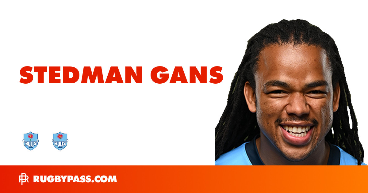 Stedman Gans Rugby Bio | News, Stats, Age, Height & Team | RugbyPass