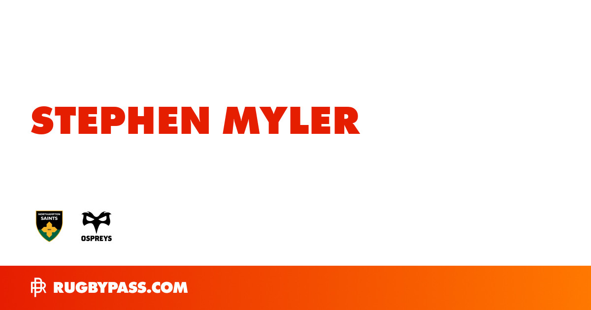 Stephen Myler Rugby Bio | News, Stats, Age, Height & Team | RugbyPass