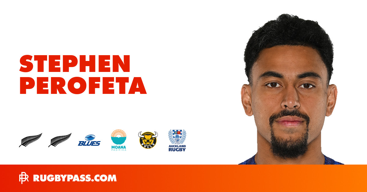 Stephen Perofeta Rugby Bio | News, Stats, Age, Height & Team | RugbyPass