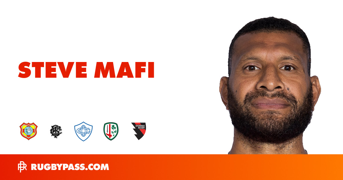 Steve Mafi Rugby Bio | News, Stats, Age, Height & Team | RugbyPass