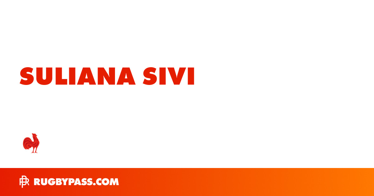 Suliana Sivi | News, Stats & Team | RugbyPass