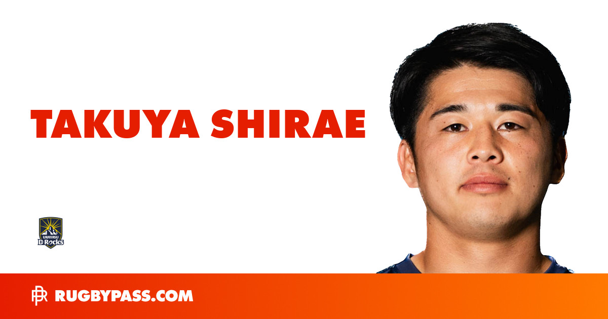 Takuya Shirae Rugby Bio | News, Stats, Age, Height & Team | RugbyPass