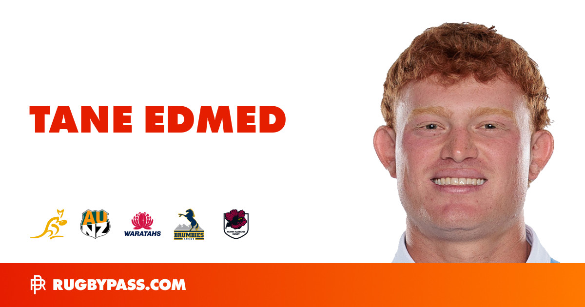 Tane Edmed Rugby Bio | News, Stats, Age, Height & Team | RugbyPass