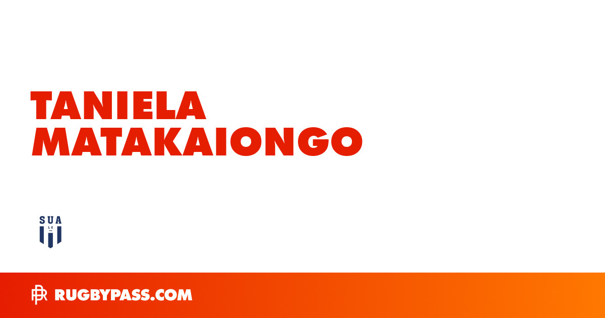 Taniela Matakaiongo Rugby Bio | News, Stats, Age, Height & Team | RugbyPass