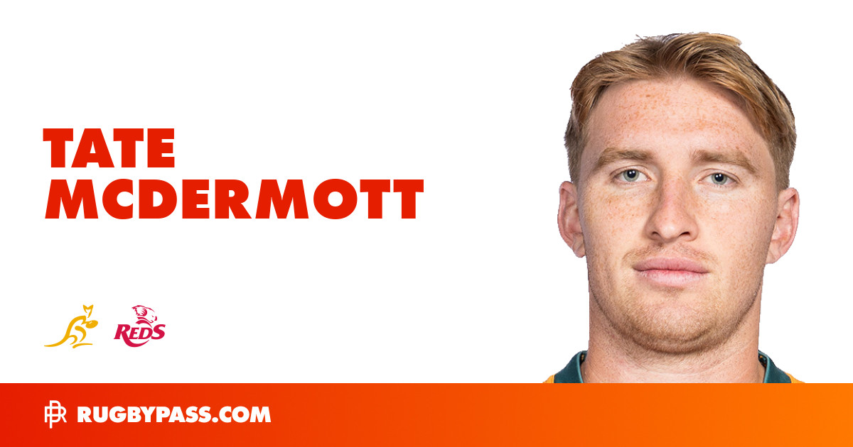 Tate McDermott Rugby Bio | News, Stats, Age, Height & Team | RugbyPass