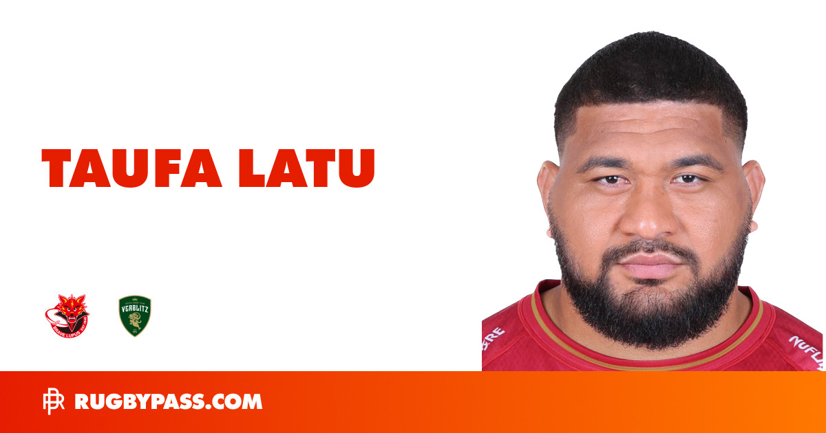 Taufa Latu Rugby Bio | News, Stats, Age, Height & Team | RugbyPass