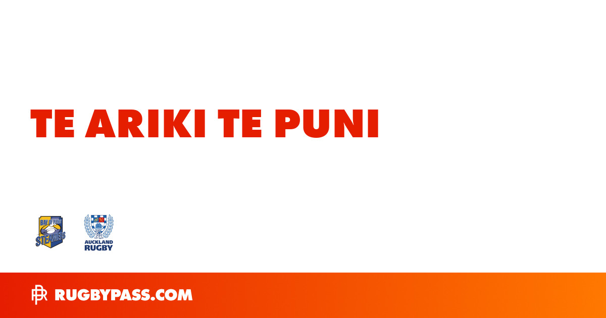 Te Ariki Te Puni Rugby Bio | News, Stats, Age, Height & Team | RugbyPass