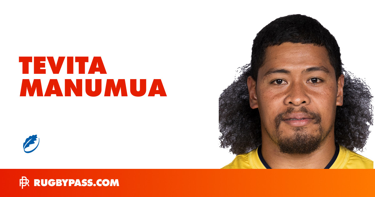 Tevita Manumua Rugby Bio | News, Stats, Age, Height & Team | RugbyPass