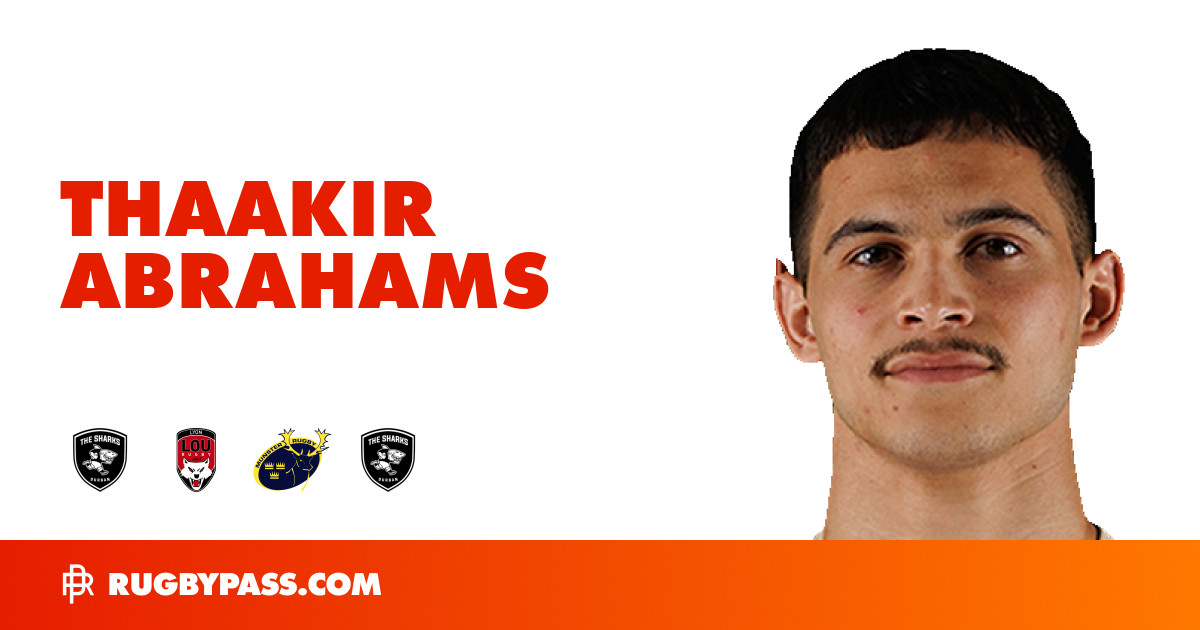 Thaakir Abrahams Rugby Bio | News, Stats, Age, Height & Team | RugbyPass