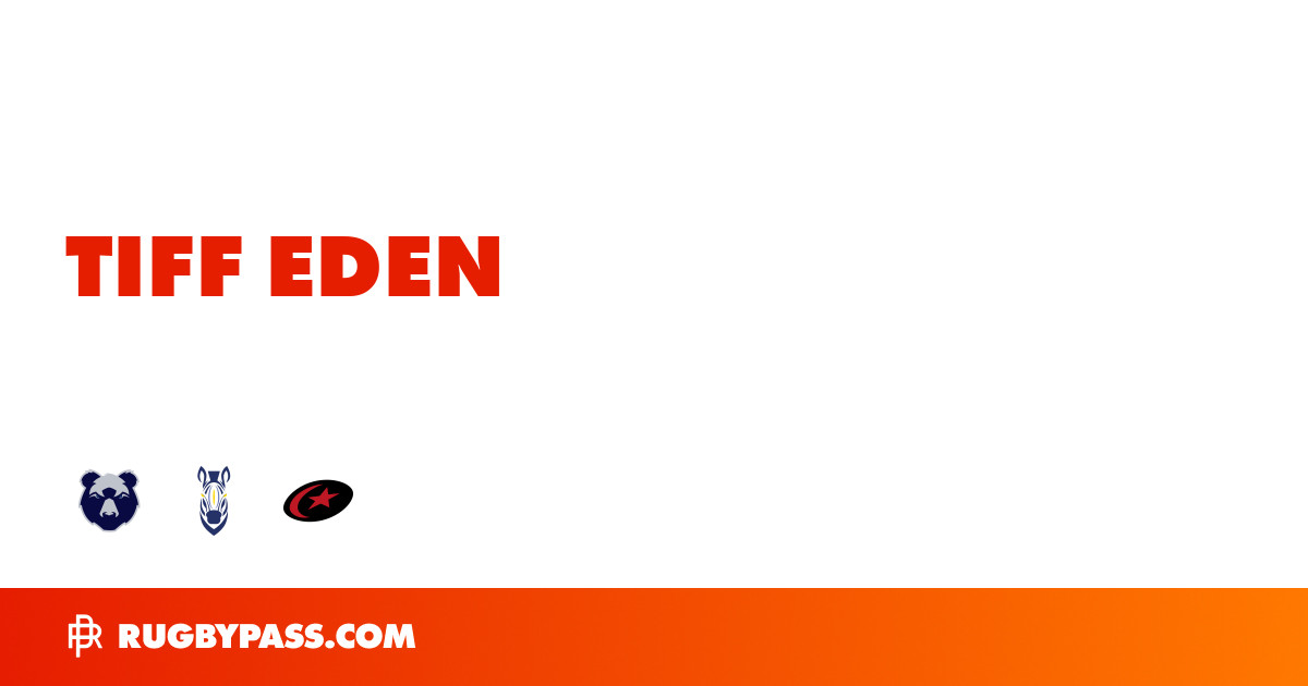 Tiff Eden Rugby Bio | News, Stats, Age, Height & Team | RugbyPass