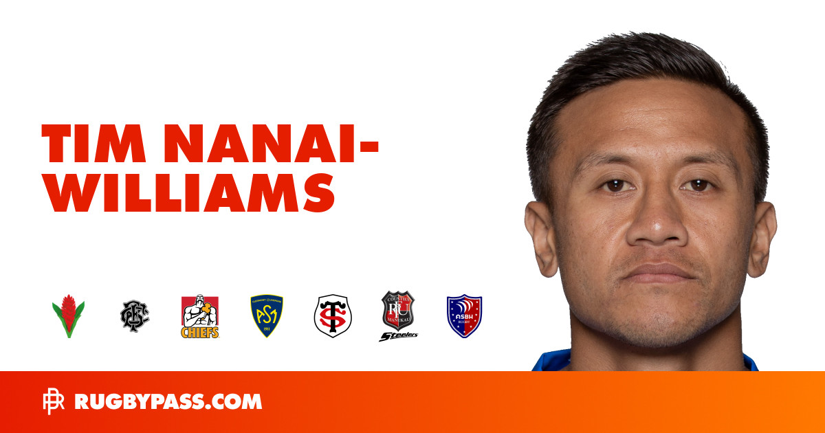 Tim Nanai-Williams Rugby Bio | News, Stats, Age, Height & Team | RugbyPass