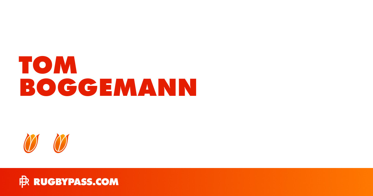Tom Boggemann Rugby Bio | News, Stats, Age, Height & Team | RugbyPass