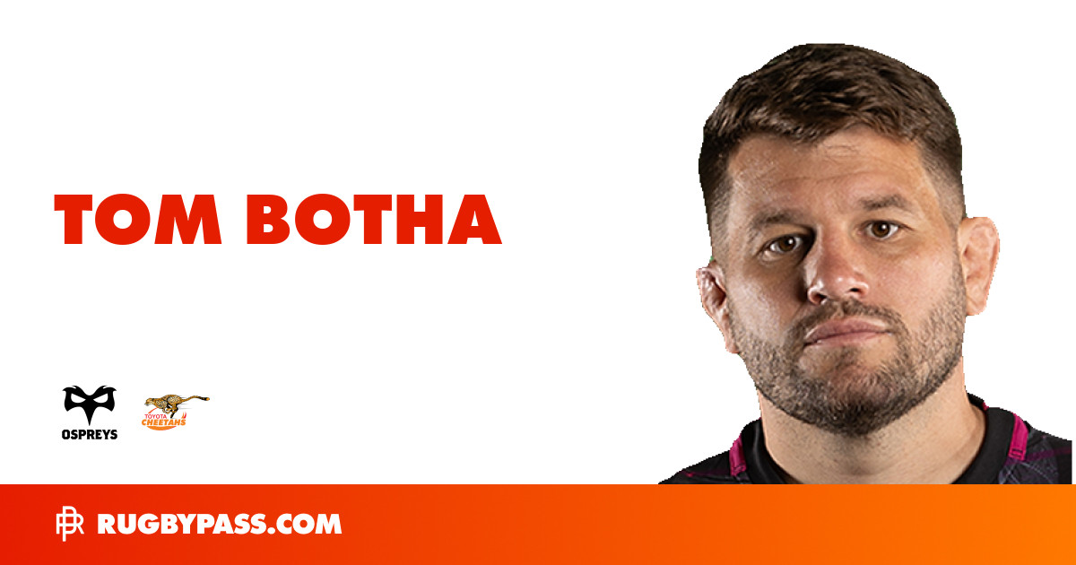Tom Botha Rugby Bio | News, Stats, Age, Height & Team | RugbyPass