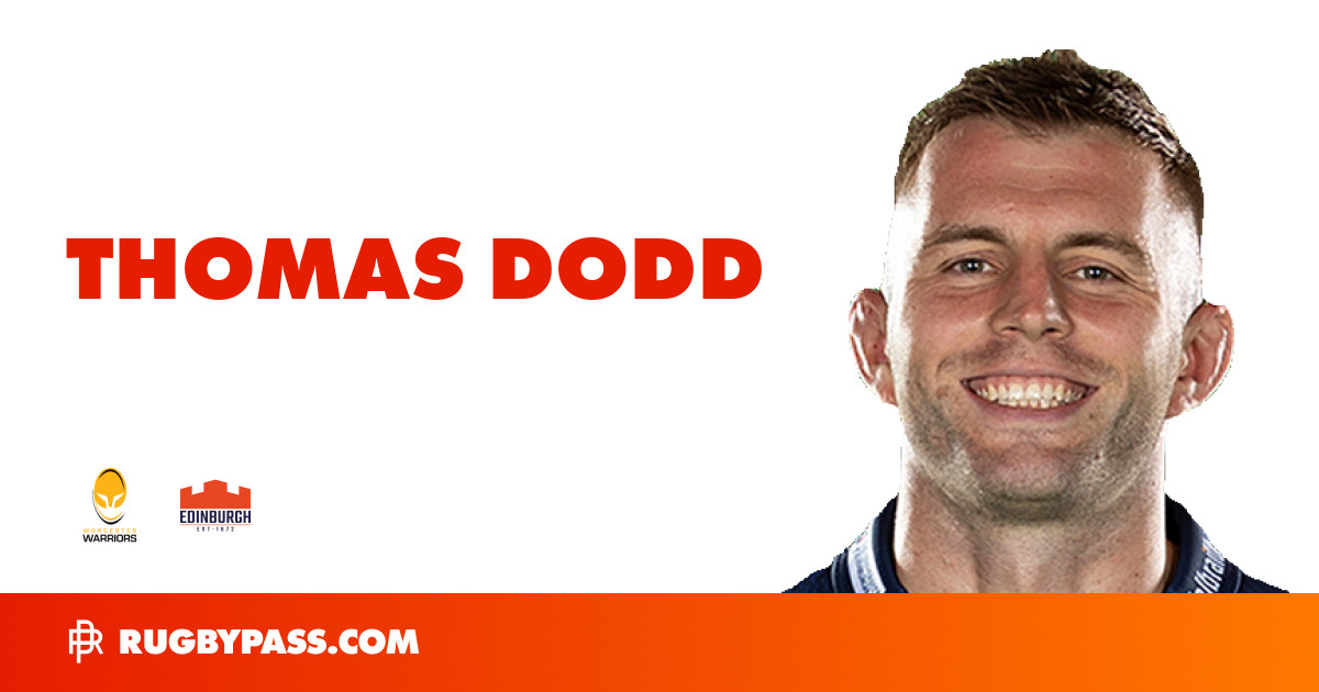 Thomas Dodd Rugby Bio | News, Stats, Age, Height & Team | RugbyPass