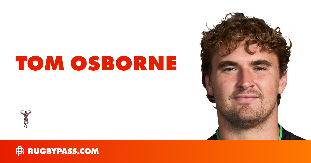 Tom Osborne Rugby Bio | News, Stats, Age, Height & Team | RugbyPass