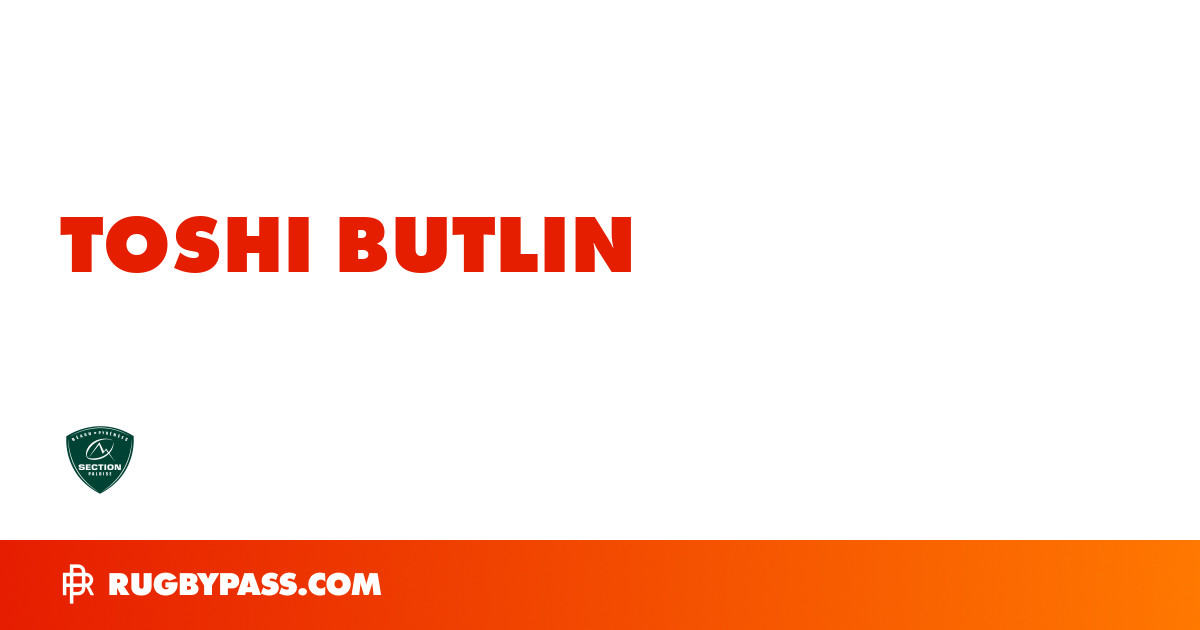 Toshi Butlin Rugby Bio | News, Stats, Age, Height & Team | RugbyPass