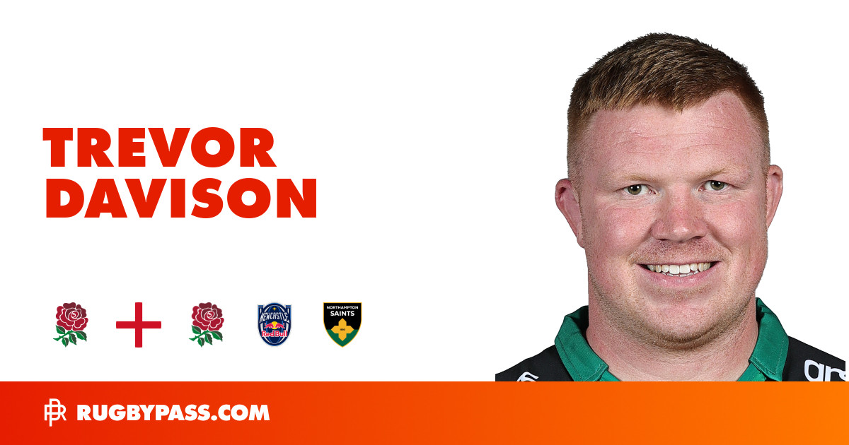 Trevor Davison Rugby Bio | News, Stats, Age, Height & Team | RugbyPass