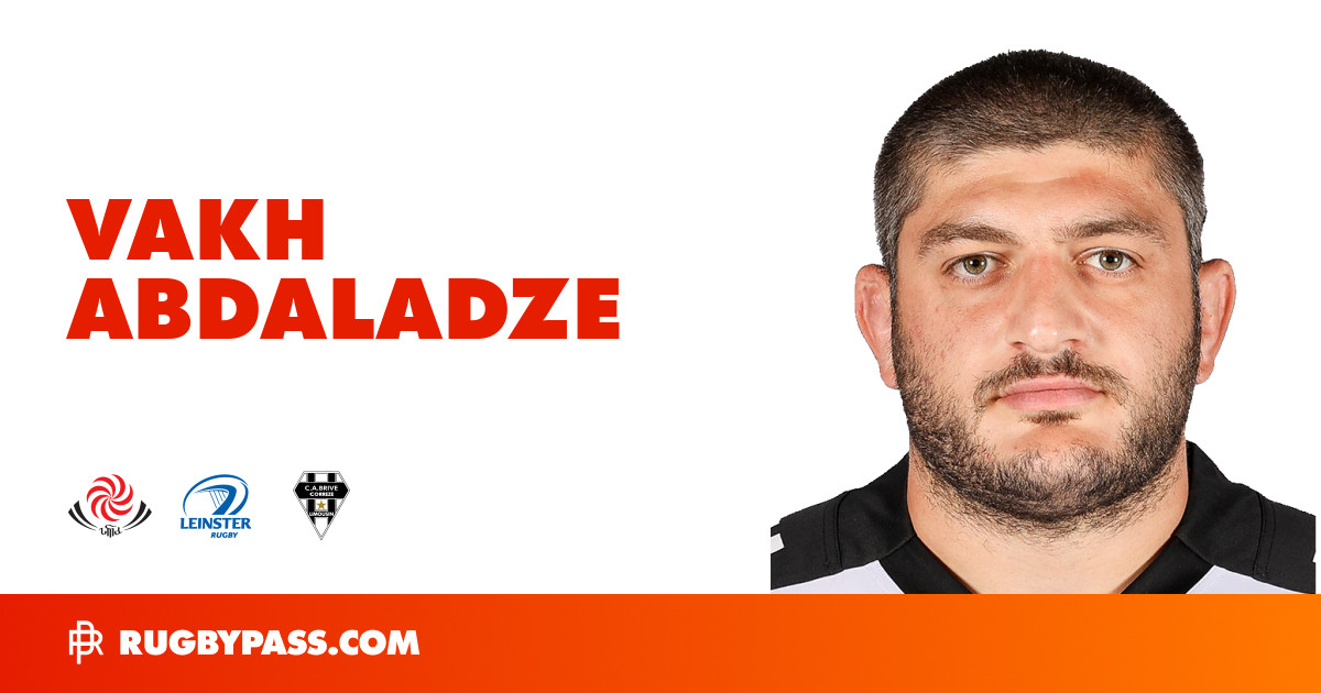 Vakh Abdaladze Rugby Bio | News, Stats, Age, Height & Team | RugbyPass