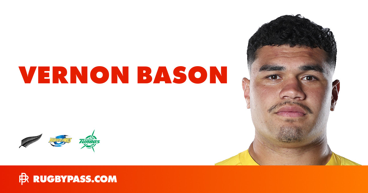 Vernon Bason Rugby Bio | News, Stats, Age, Height & Team | RugbyPass