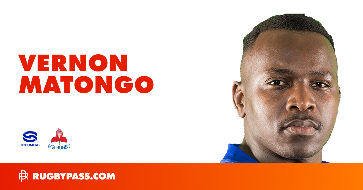 Vernon Matongo Rugby Bio | News, Stats, Age, Height & Team | RugbyPass