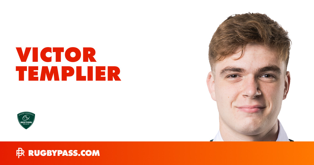 Victor Templier Rugby Bio | News, Stats, Age, Height & Team | RugbyPass