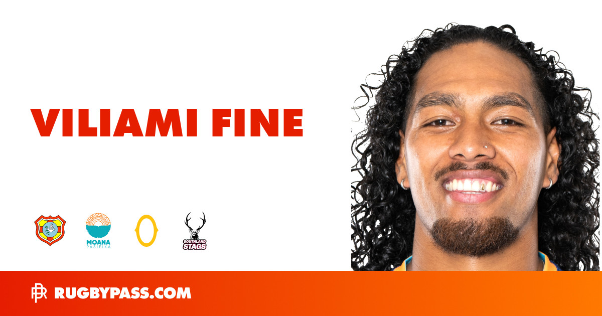 Viliami Fine Rugby Bio | News, Stats, Age, Height & Team | RugbyPass