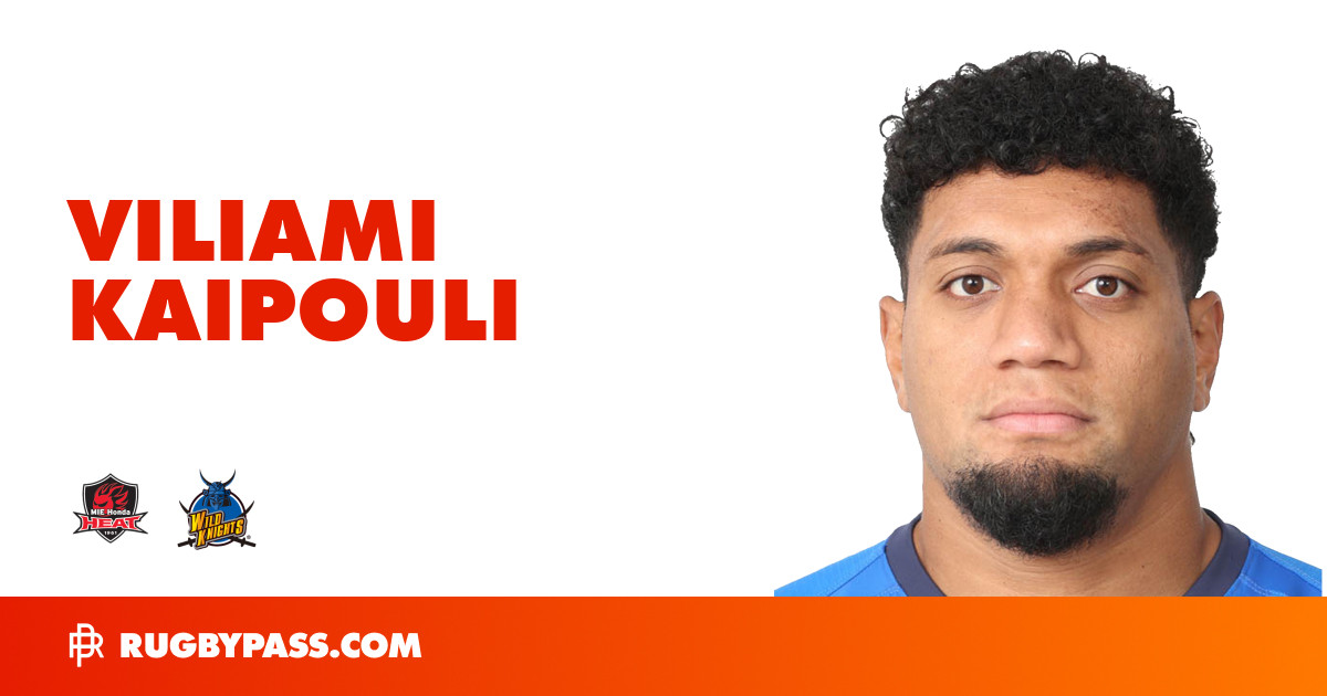 Viliami Kaipouli Rugby Bio | News, Stats, Age, Height & Team | RugbyPass