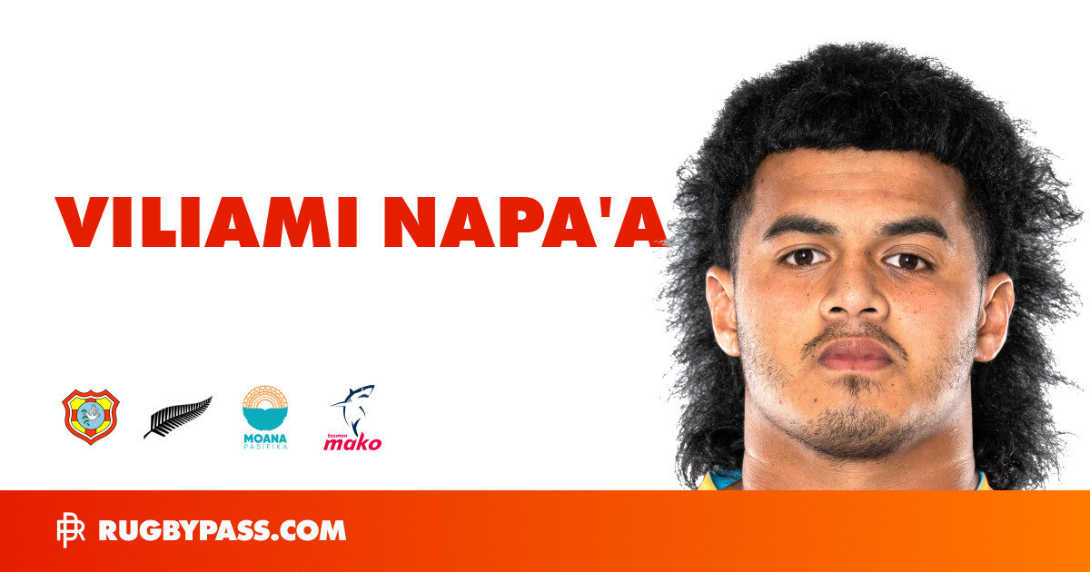 Viliami Napa'a Rugby Bio | News, Stats, Age, Height & Team | RugbyPass