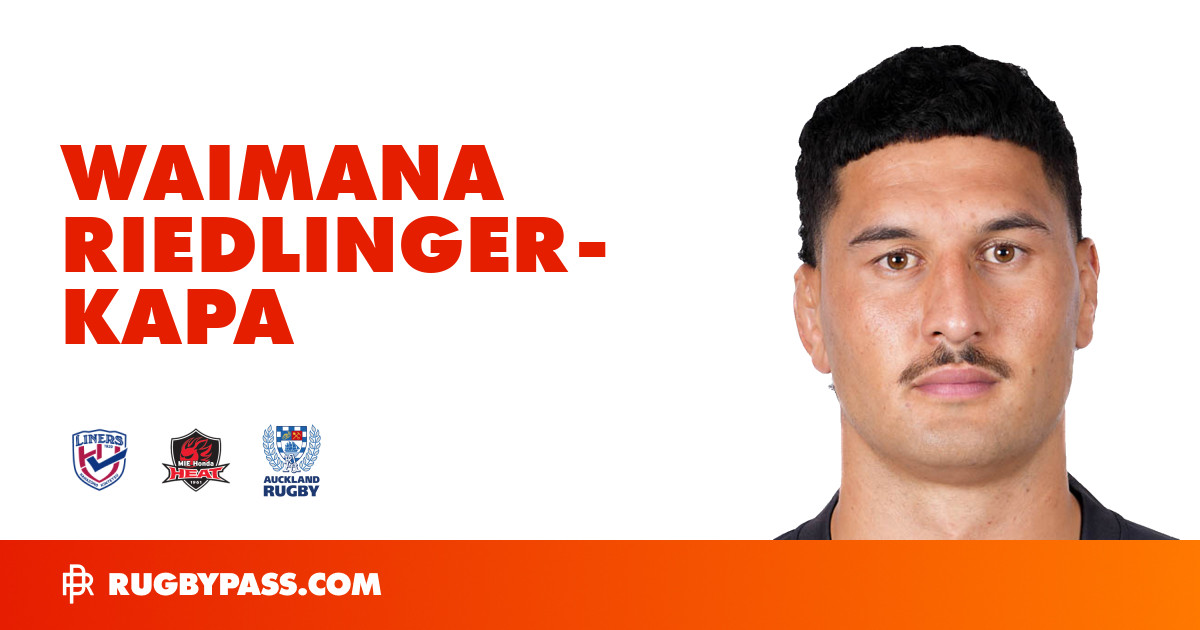 Waimana Riedlinger-Kapa Rugby Bio | News, Stats, Age, Height & Team ...