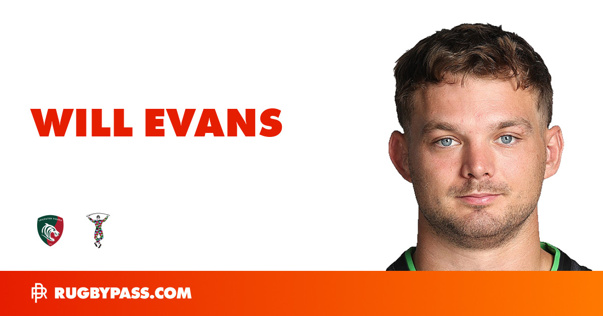 Will Evans Rugby Bio | News, Stats, Age, Height & Team | RugbyPass
