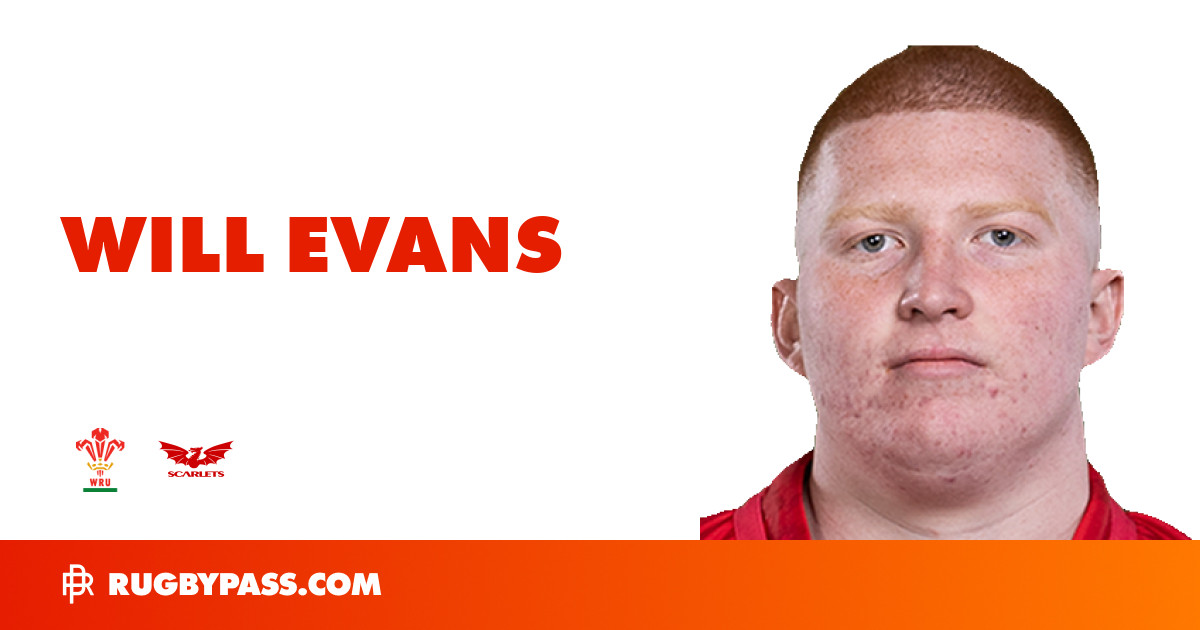 Will Evans Rugby Bio | News, Stats, Age, Height & Team | RugbyPass
