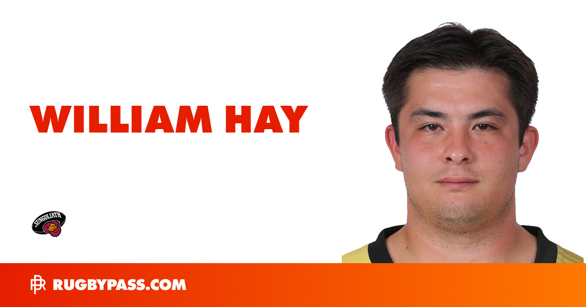 William Hay Rugby Bio | News, Stats, Age, Height & Team | RugbyPass