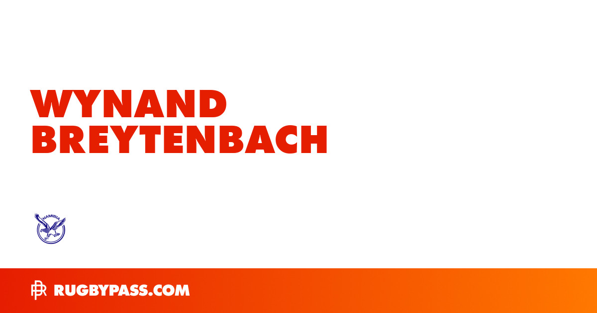Wynand Breytenbach Rugby Bio | News, Stats, Age, Height & Team | RugbyPass