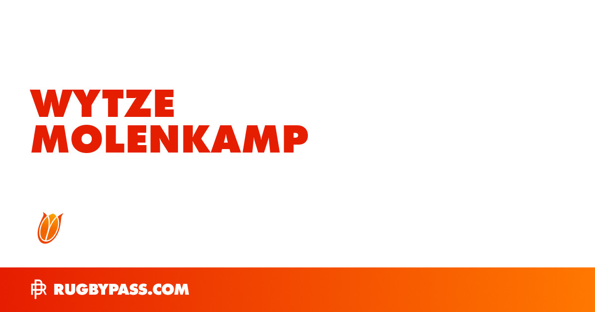 Wytze Molenkamp Rugby Bio | News, Stats, Age, Height & Team | RugbyPass