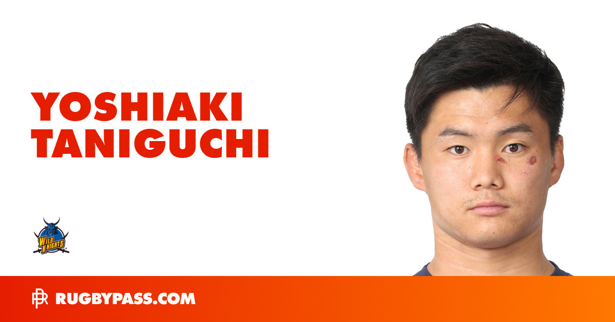 Yoshiaki Taniguchi Rugby Bio | News, Stats, Age, Height & Team | RugbyPass