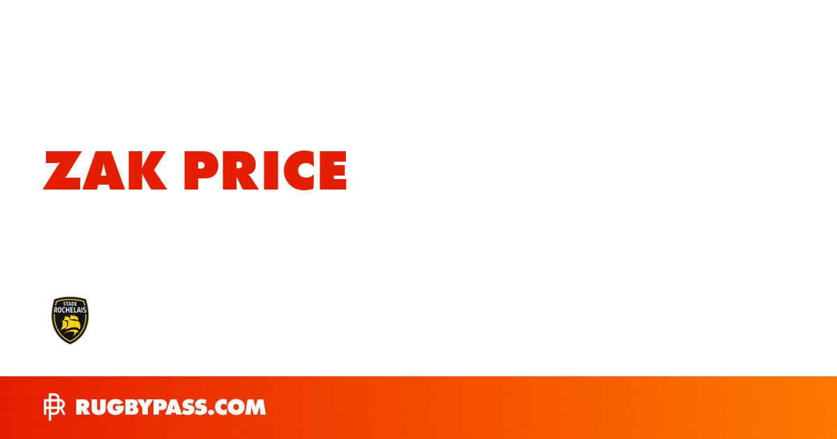 Zak Price Rugby Bio | News, Stats, Age, Height & Team | RugbyPass