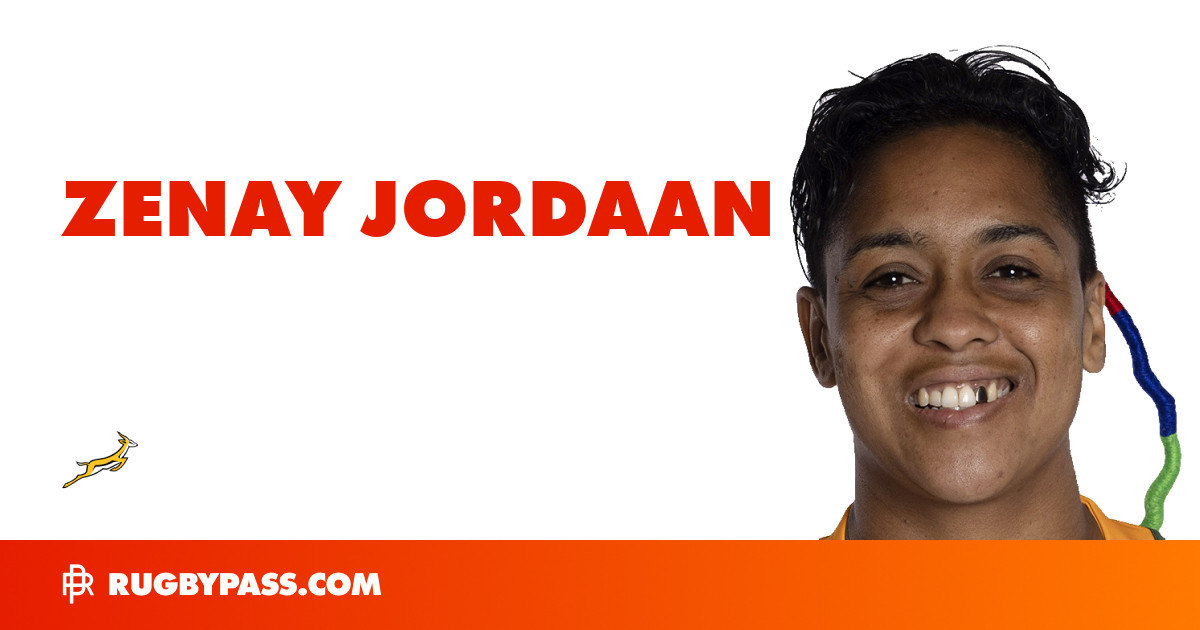 Zenay Jordaan Rugby Bio | News, Stats, Age, Height & Team | RugbyPass