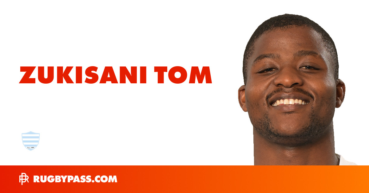 Zukisani Tom Rugby Bio | News, Stats, Age, Height & Team | RugbyPass