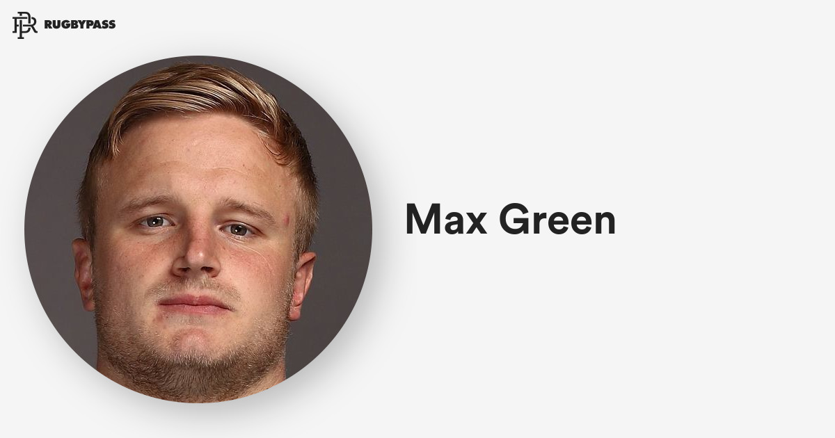 Max Green Rugby | Max Green News, Stats & Team | RugbyPass