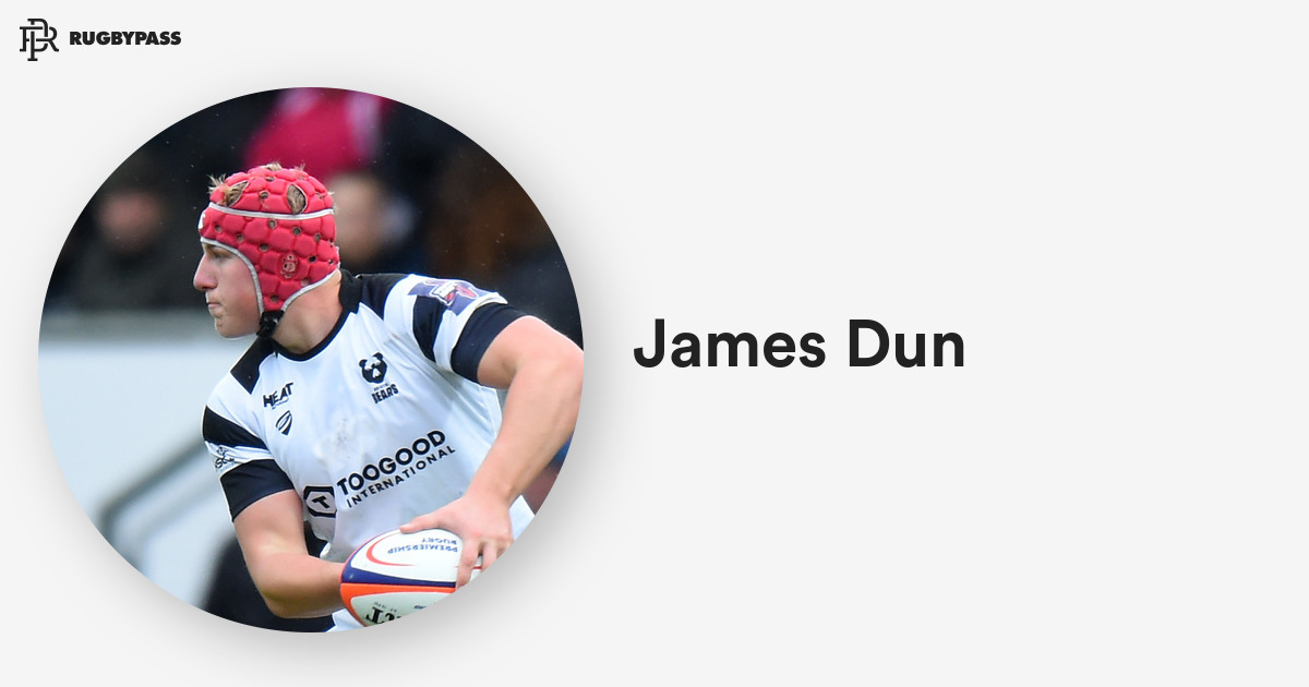 James Dun Rugby | James Dun News, Stats & Team | RugbyPass