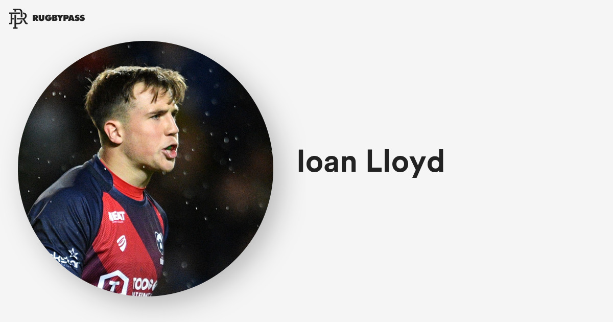 Ioan Lloyd Rugby | Ioan Lloyd News, Stats & Team | RugbyPass