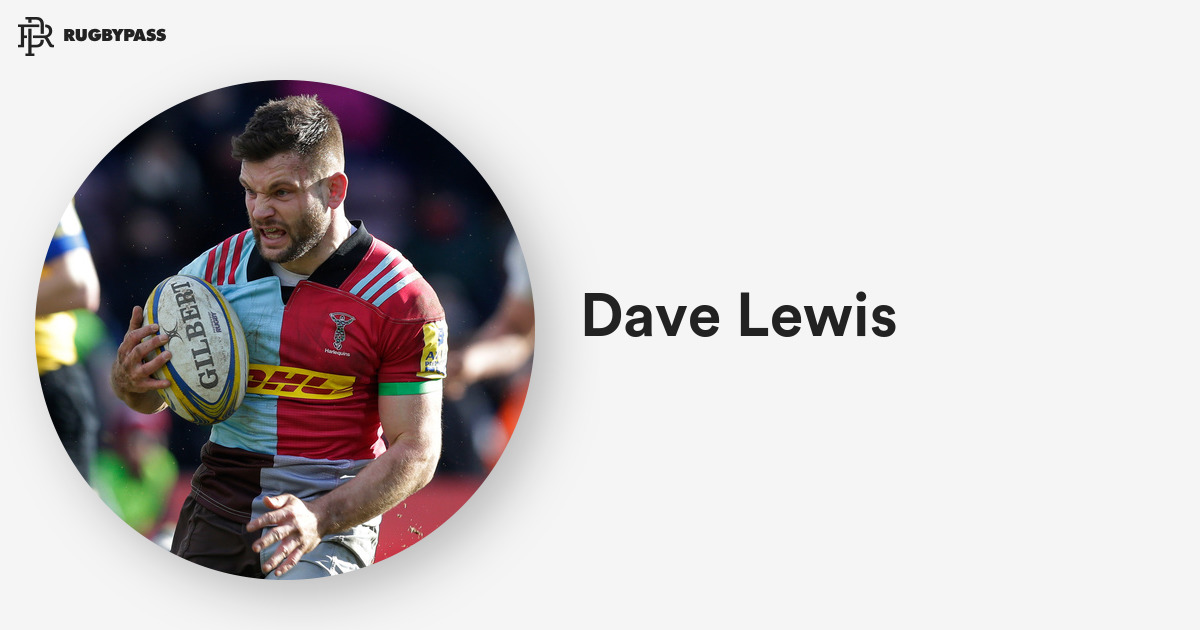 Dave Lewis Rugby | Dave Lewis News, Stats & Team | RugbyPass