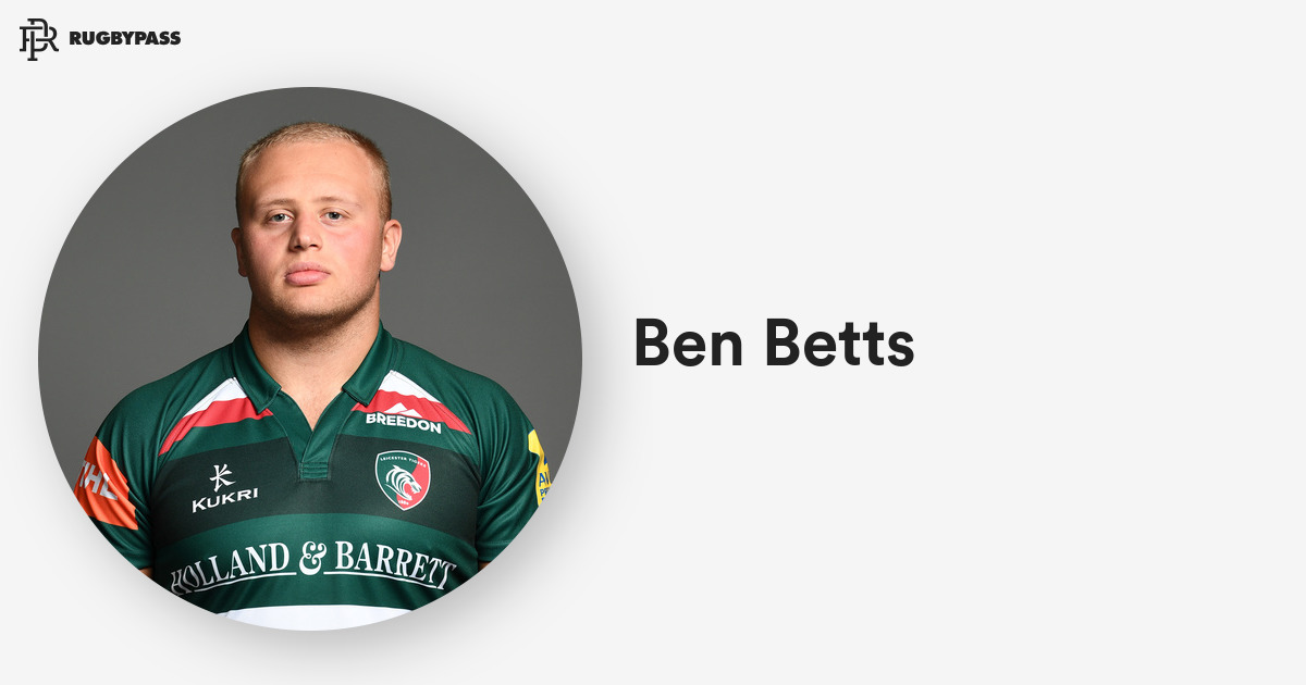 Ben Betts Rugby | Ben Betts News, Stats & Team | RugbyPass