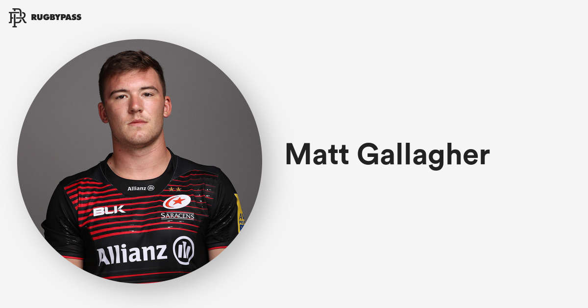 Matt Gallagher Rugby | Matt Gallagher News, Stats & Team | RugbyPass