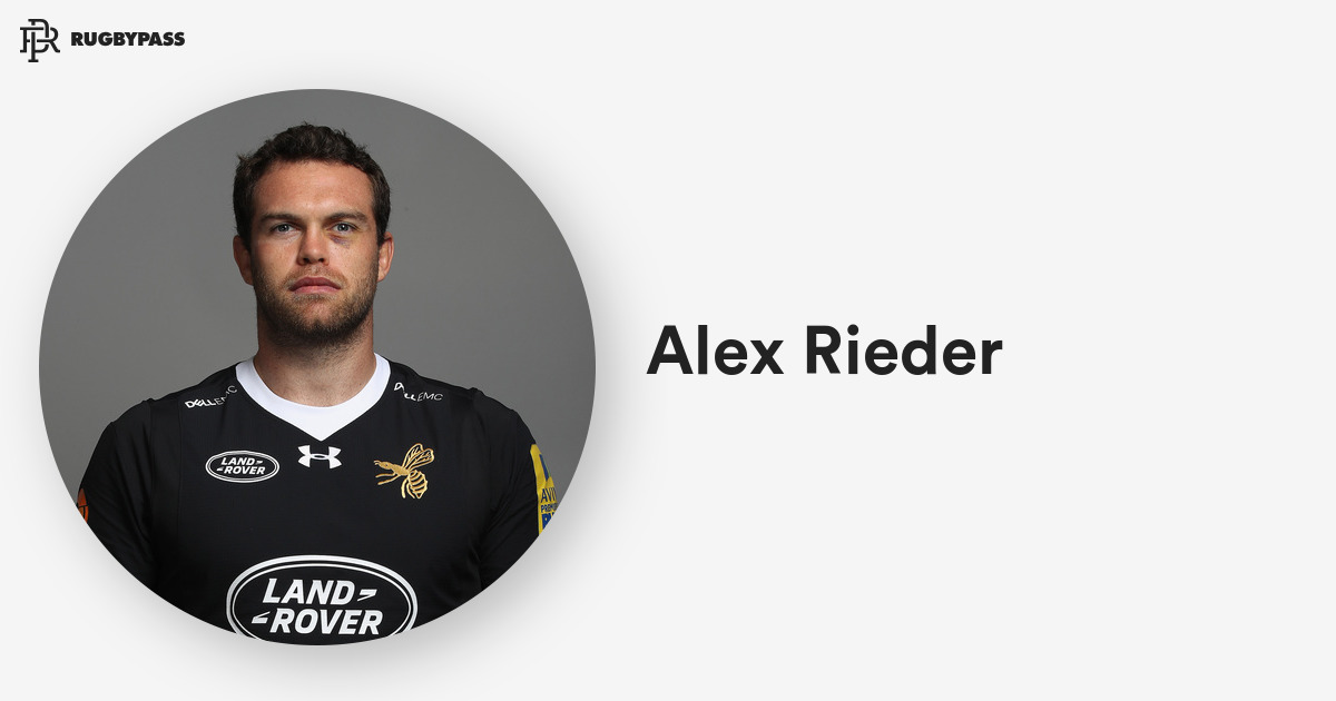 Alex Rieder Rugby | Alex Rieder News, Stats & Team | RugbyPass