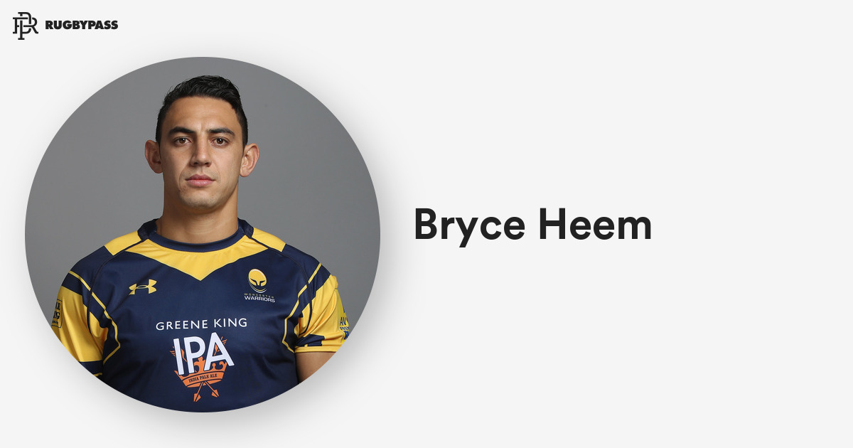 Bryce Heem Rugby | Bryce Heem News, Stats & Team | RugbyPass