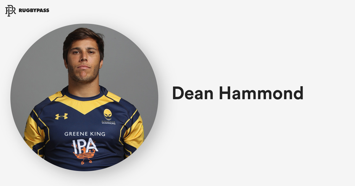 Dean Hammond Rugby | Dean Hammond News, Stats & Team | RugbyPass