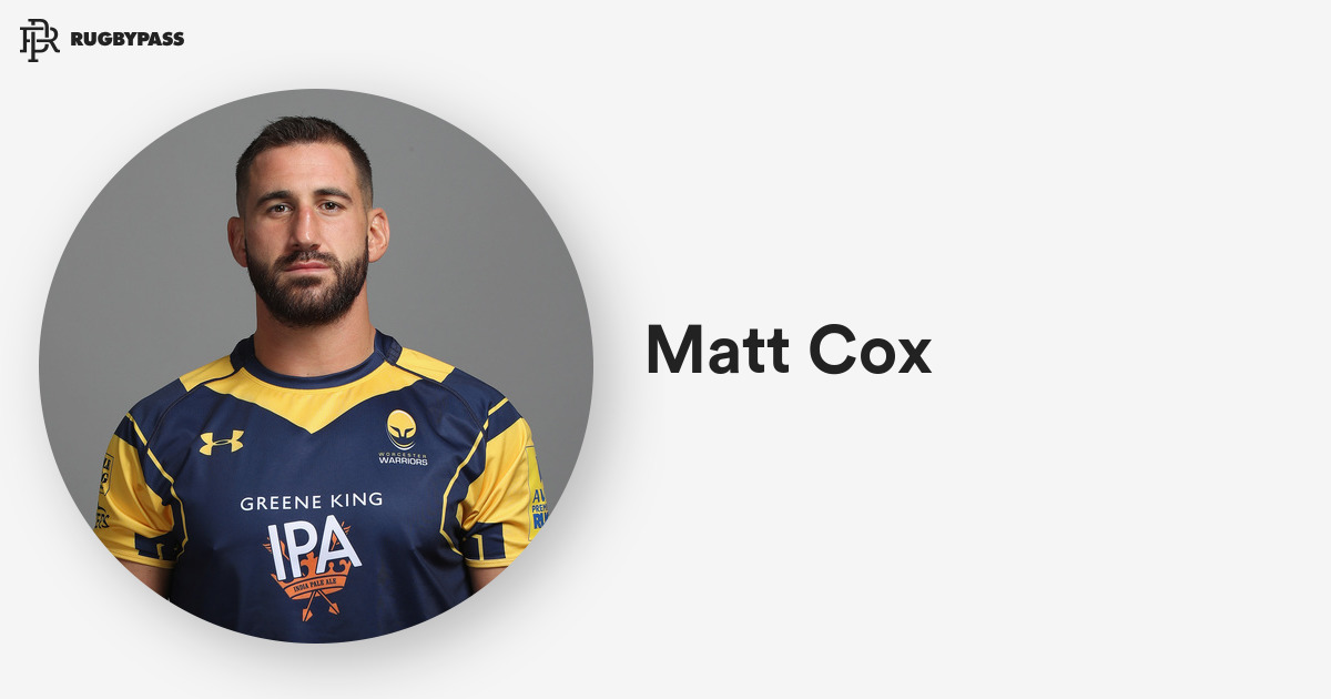 Matt Cox Rugby | Matt Cox News, Stats & Team | RugbyPass
