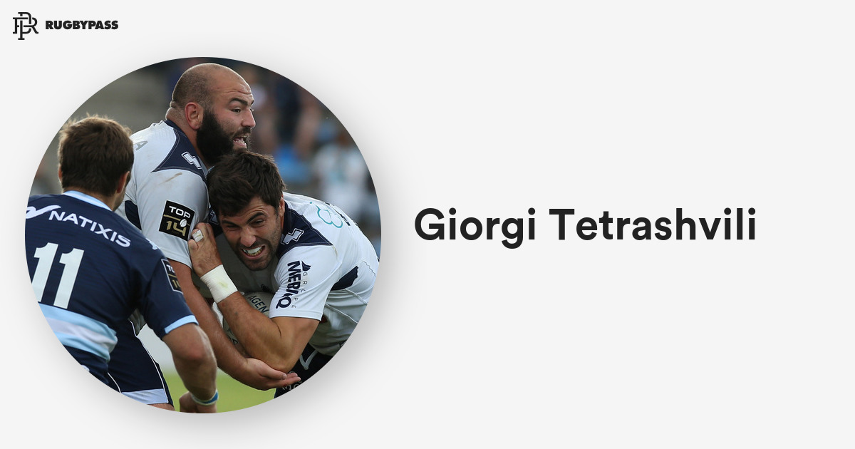 Giorgi Tetrashvili Rugby | Giorgi Tetrashvili News, Stats & Team ...